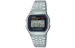 Casio Digital Stainless Steel Water Resist Watch - Black