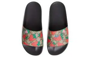 Gucci Strawberry Slide Sandals