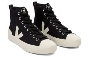 VEJA Wata Ii Canvas High Top Sneakers - Black/pierre
