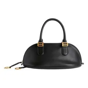 Balenciaga Mini Bolero Bowling Bag - Black