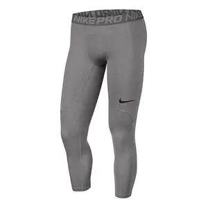 Nike Pro Quick Dry Training Running Sports Tight Gym Pants - Gray