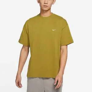 Nike Solo Swoosh Solid Color Sports Round Neck Short Sleeve Desert T-shirt - Default Color