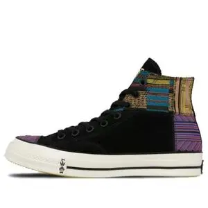 CONVERSE Chuck 70 Hi Suede Kente Cloth - Black