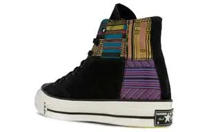 CONVERSE Chuck 70 Hi Suede Kente Cloth - Black