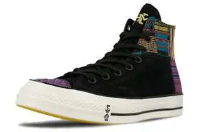 CONVERSE Chuck 70 Hi Suede Kente Cloth - Black
