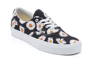 VANS Era Low Top Sneakers With Floral Print - Black