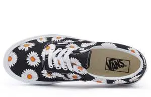VANS Era Low Top Sneakers With Floral Print - Black