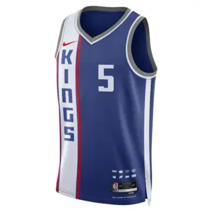 Nike Dri-fit Nba Swingman Jersey 2023/24 City Edition Sacramento Kings De'aaron Fox - Blue/white