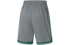 LI-NING Cba Logo Basketball Suit - Grey/green