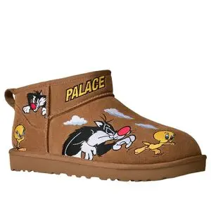 UGG X Palace Ultra Mini Boots - Chestnut