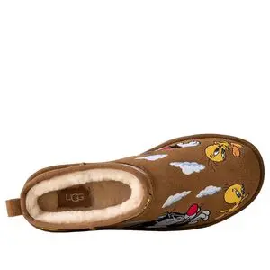 UGG X Palace Ultra Mini Boots - Chestnut