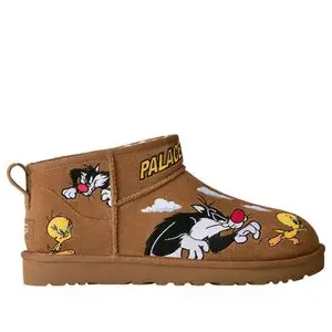 UGG X Palace Ultra Mini Boots - Chestnut
