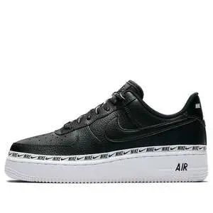 Nike Force 1 Low 'ribbon Pack Black' Sneakers - Black/white