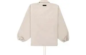 Fear Of God Coaches Jacket - Silver Cloud