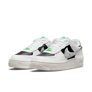 Nike Force 1 Shadow Sneakers - Black/white/silver