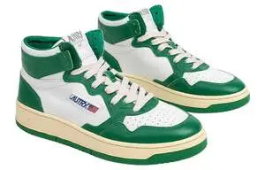 AUTRY Medalist High-top Sneakers - White/green