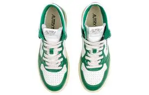 AUTRY Medalist High-top Sneakers - White/green
