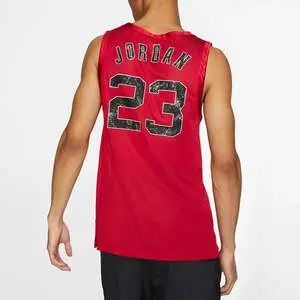 JORDAN Air Dna Distorted Flying Basketball Mesh Training Vest - Red