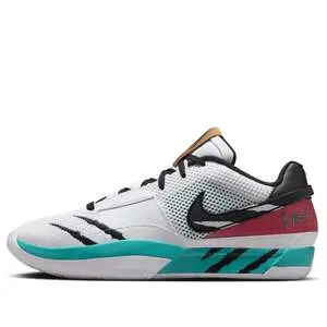 Nike Ja 1 Ep 'reverse Scratch' Sneakers - White/black/teal