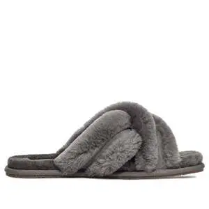 UGG Scuffita Shearling Slippers - Grey
