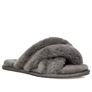 UGG Scuffita Shearling Slippers - Grey