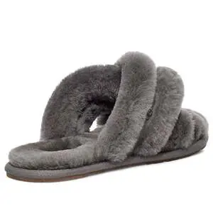 UGG Scuffita Shearling Slippers - Grey