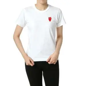 Play Comme Des Garcon Red Heart Logo T-shirt