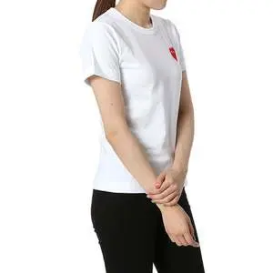 Play Comme Des Garcon Red Heart Logo T-shirt