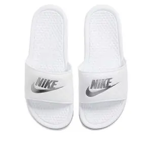 Nike Benassi Jdi Slides - White/grey