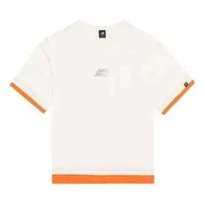 NEW BALANCE Sport Classic T-shirt Asia Sizing 'white Orange