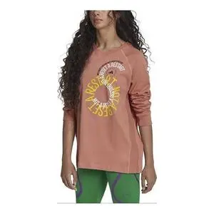 Adidas By Stella Mccartney Long-sleeve Graphic Top - Pink