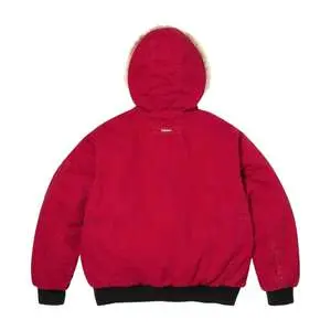 Supreme Reversible Faux Fur Hooded Work Jacket