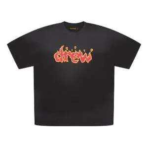 Drew House Lit Drew T-shirt Faded - Black