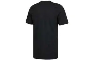 Adidas Originals Sprt Graphic Gradient Logo Logo Sports Round Neck Short Sleeve - Black