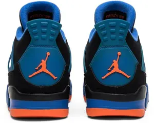 JORDAN 4 Retro "cavs - Black/blue/oramge