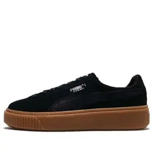 PUMA Suede Platform Animal Low Top Sneakers - Black