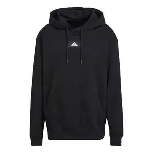 Adidas Logo Small Label Solid Color Sports Hoodie - Default Color