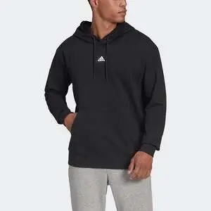 Adidas Logo Small Label Solid Color Sports Hoodie