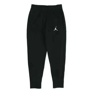 JORDAN Flight Fleece Knit Fleece Lined Casual Sports Long Pants - Black