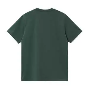 Carhartt Work In Progress American Script Short Sleeve T-shirt - Green