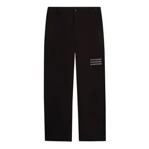 LI-NING Counterflow Triple Logo Straight Pants - Black