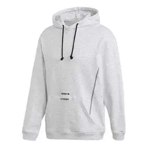 Adidas Solid Color Hoodie With Drawstring - Multi-color
