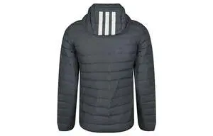Adidas Hooded Down Jacket With Logo