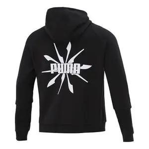PUMA Logo Print Hoodie