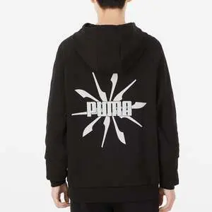PUMA Logo Print Hoodie