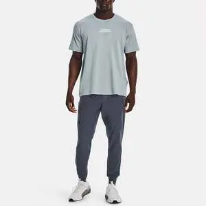 Under Armour Outline Heavyweight T-shirt 'grey Blue