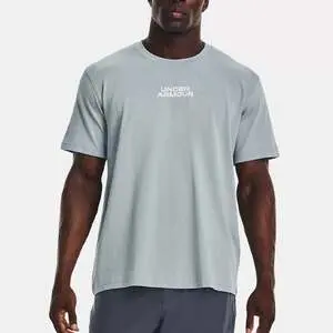 Under Armour Outline Heavyweight T-shirt 'grey Blue
