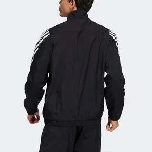 Adidas Classic Logo Printing Zipper Hooded Jacket
