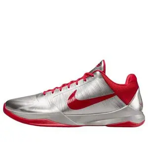 Nike X Caitlin Clark Kobe Protro 'rookie Of The Year' Sneakers - Metallic Silver/university Red