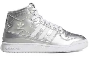 Adidas Originals Forum Mid Sneakers - Silver/white